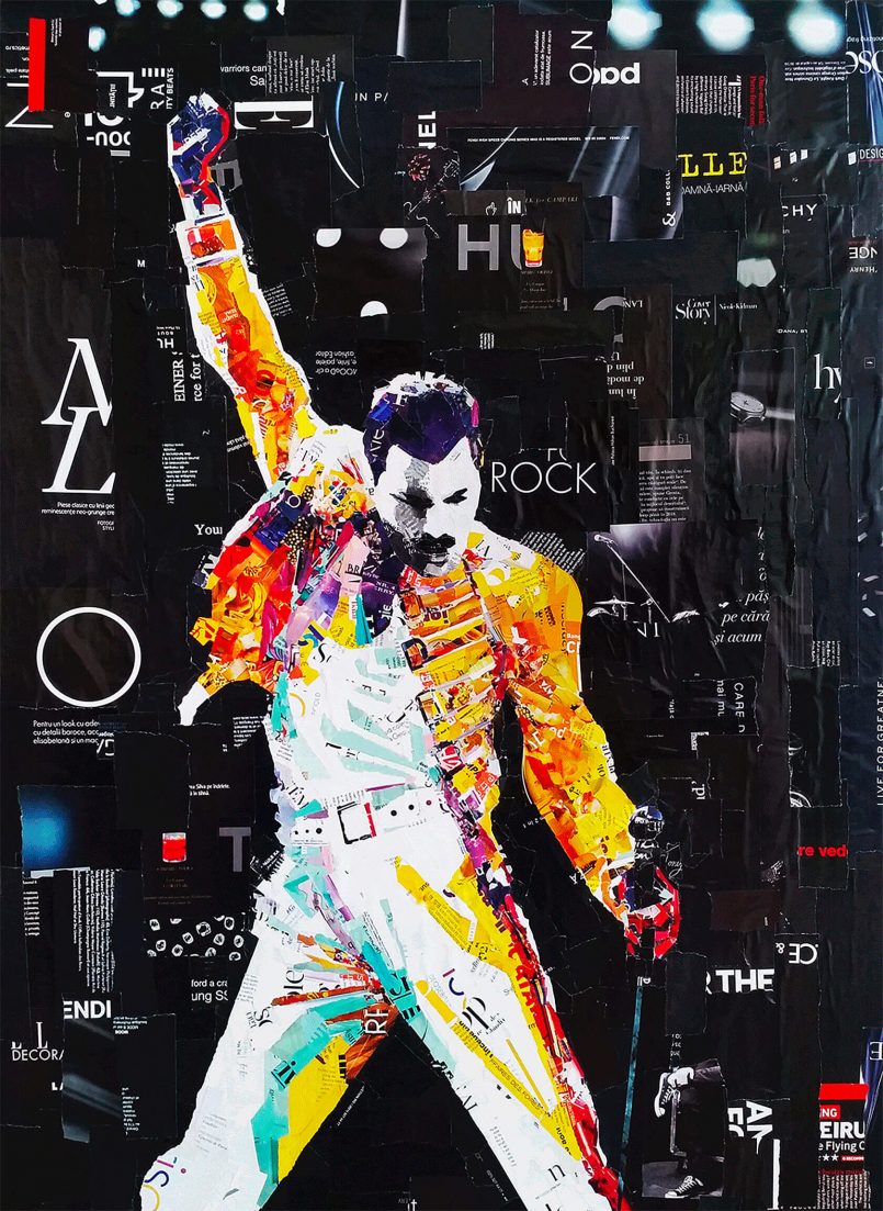 Recycled Magazine Collages by Ovidiu Solcan | Daily design inspiration ...