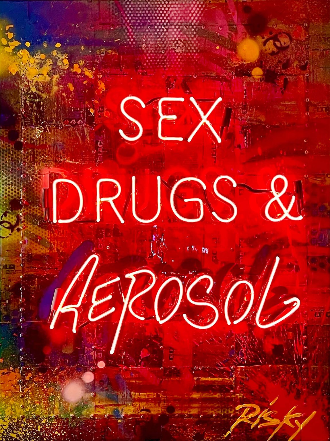 Edgy Neon Artworks by Risk | Daily design inspiration for creatives ...