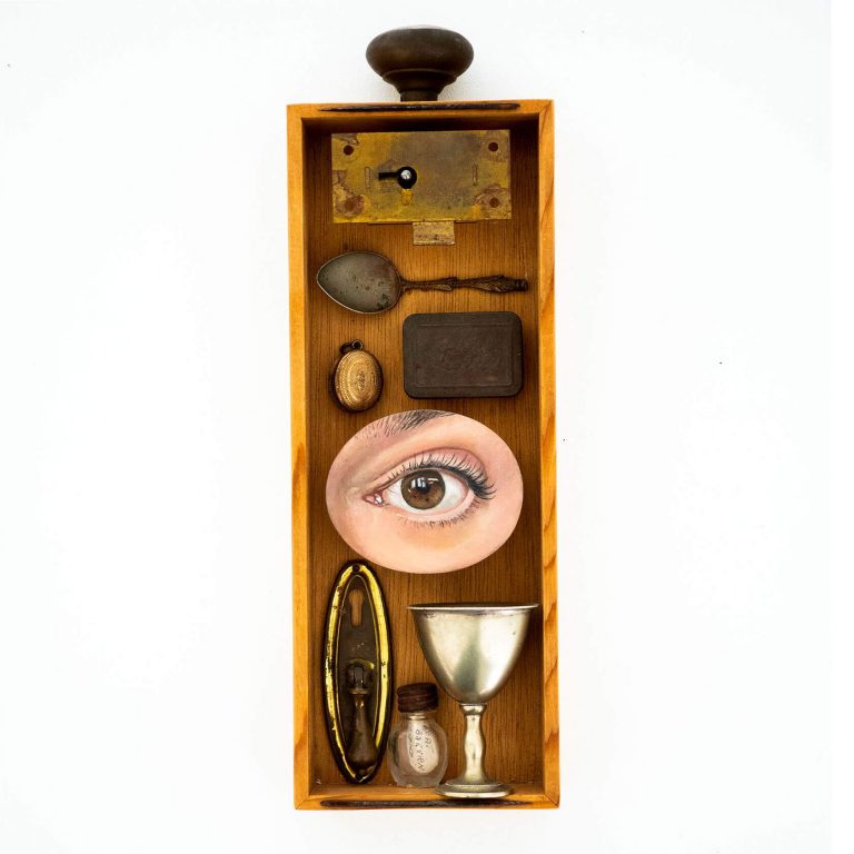 I See You: Eye Paintings on Antique Objects by Robyn Rich | Daily ...