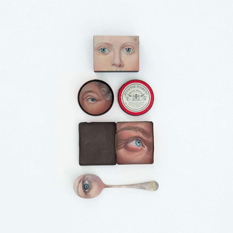 I See You: Eye Paintings on Antique Objects by Robyn Rich | Daily ...