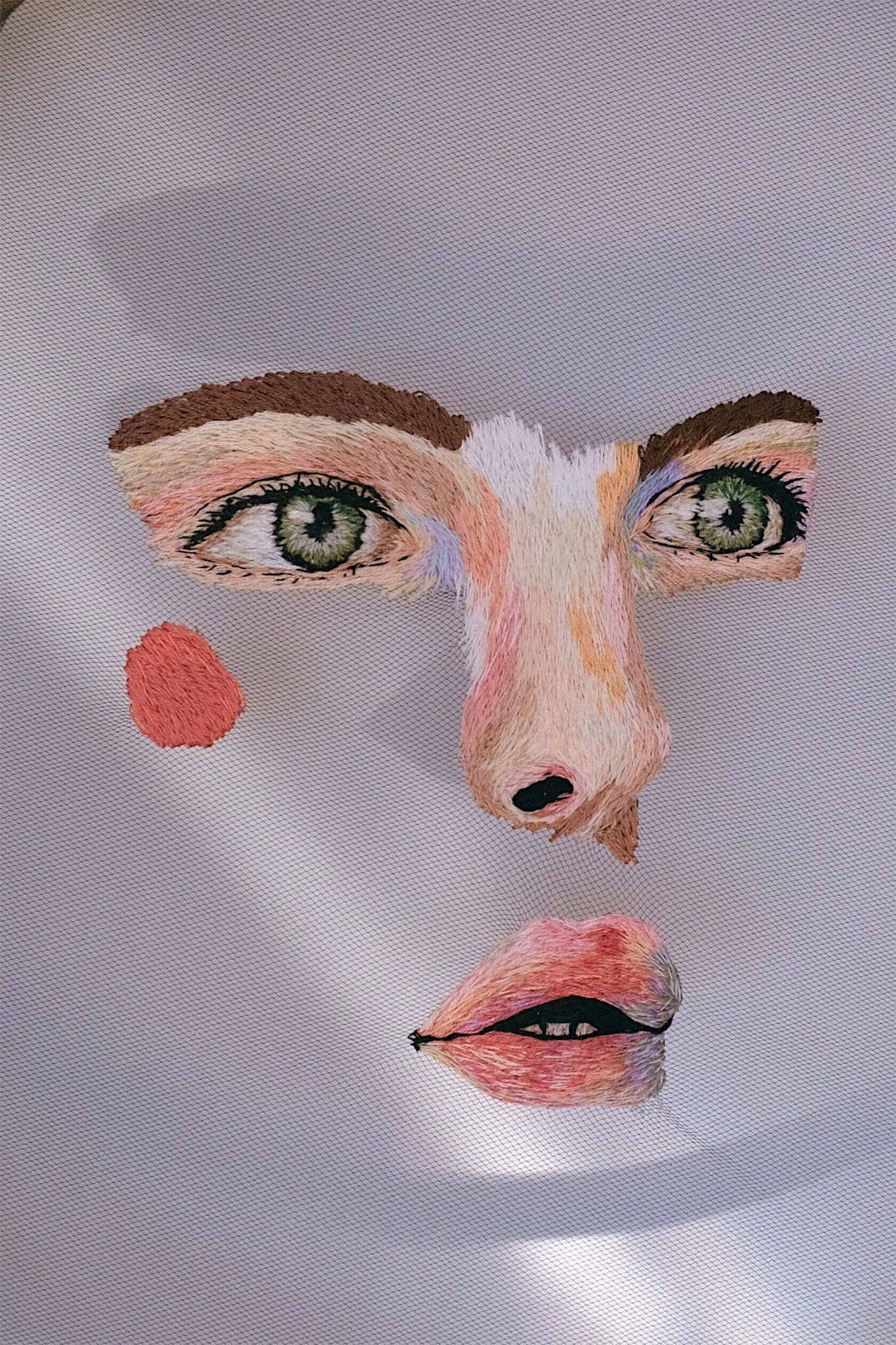 Contemporary Embroidered Portraits by Elena Obando | Daily design ...
