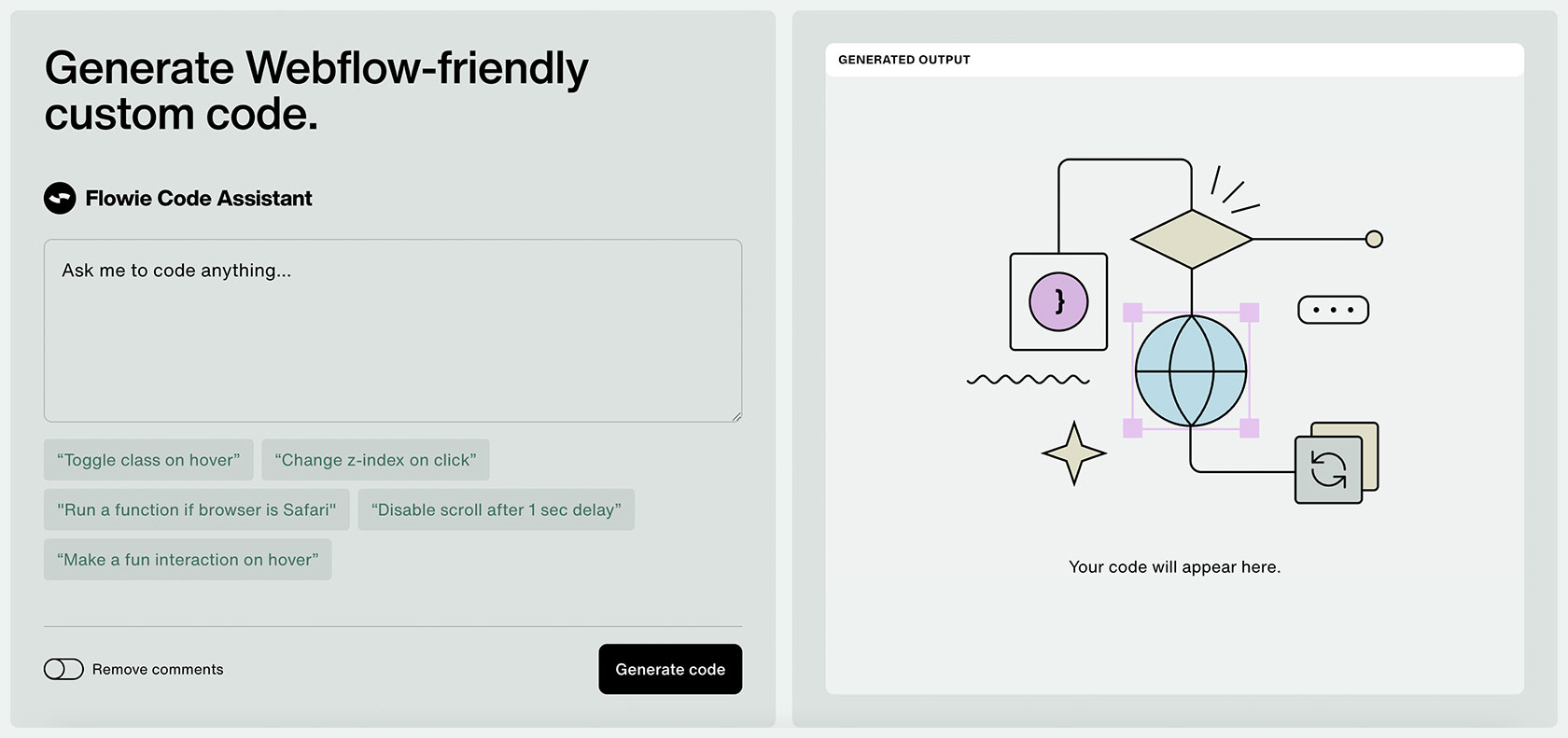Having trouble with Webflow? Find the perfect solution with Flowie | Daily design inspiration ...