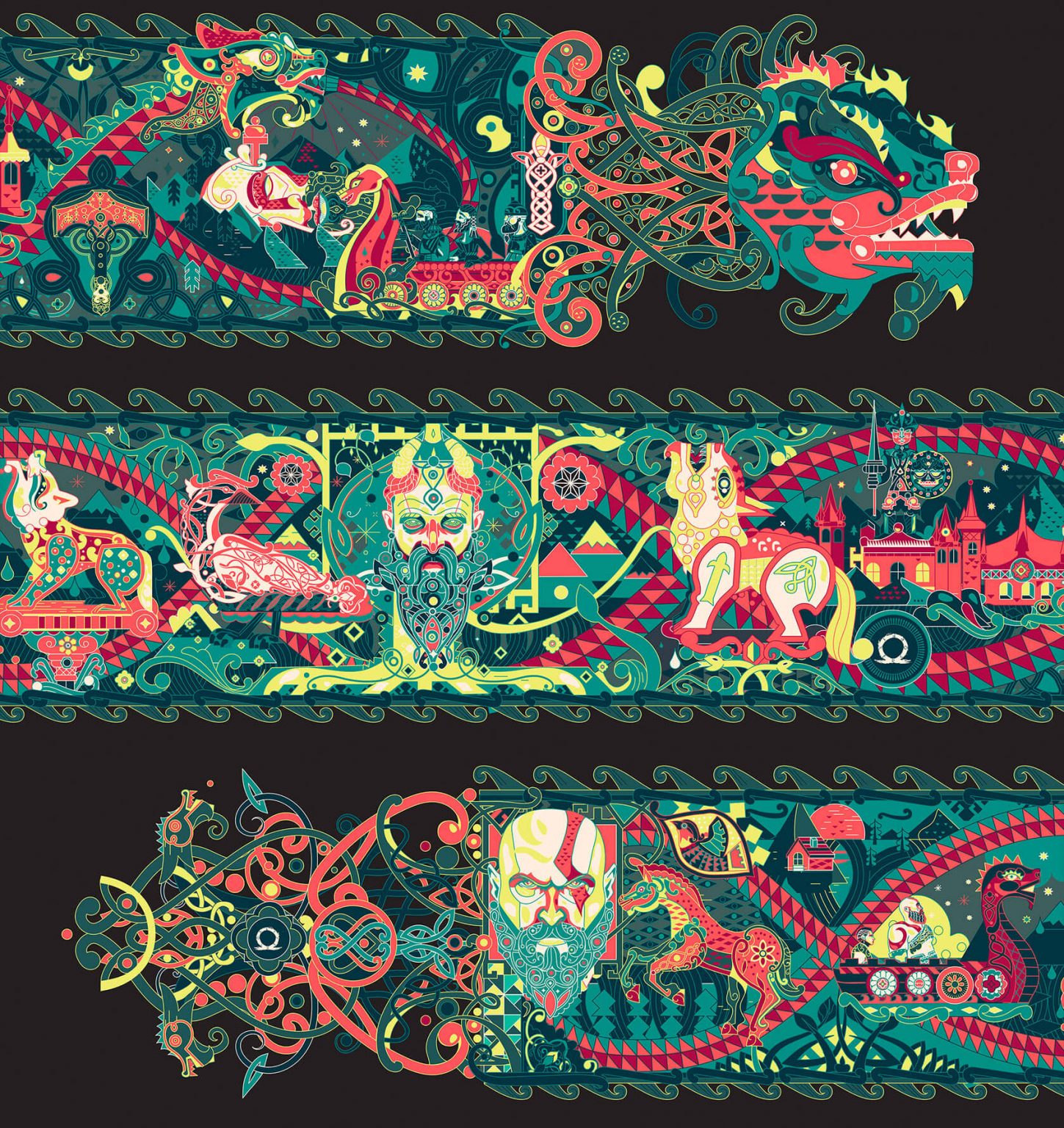 Complex Illustrated Pieces by Yo Az | Daily design inspiration for ...