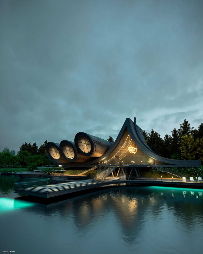 House of Light: Futuristic Architectural Concept by Amin Moazzen | Daily design inspiration for ...