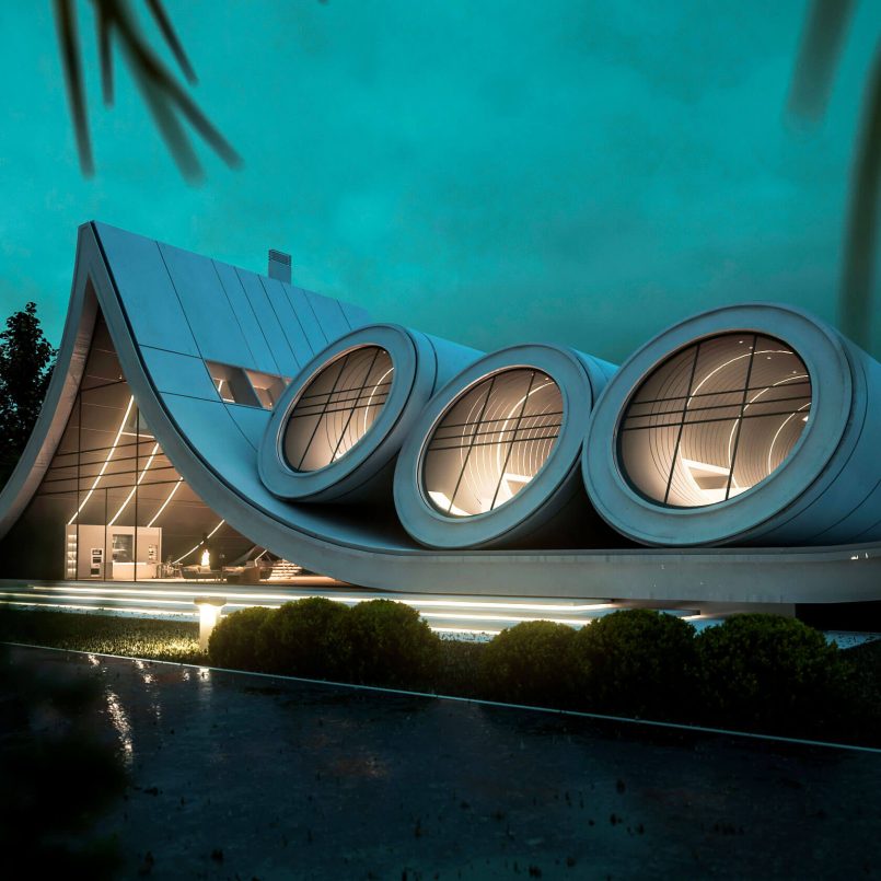 House of Light: Futuristic Architectural Concept by Amin Moazzen | Daily design inspiration for ...