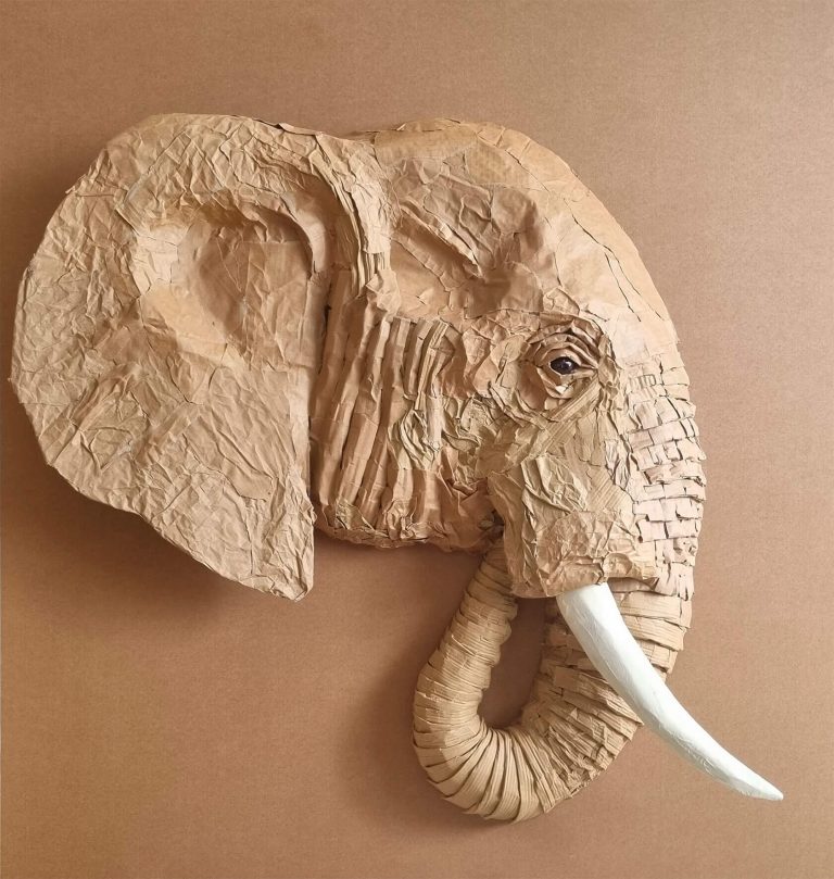 Cardboard Animal Sculptures by Josh Gluckstein | Daily design ...