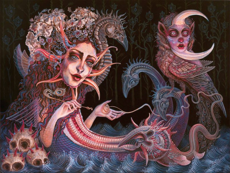 Metamorphosis: Outlandish Paintings by Kim Evans | Daily design ...