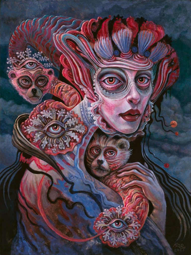 Metamorphosis: Outlandish Paintings by Kim Evans | Daily design ...