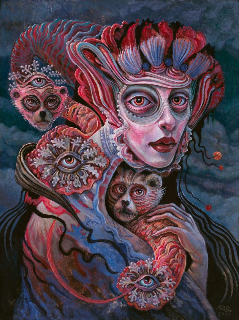 Metamorphosis: Outlandish Paintings by Kim Evans | Daily design ...