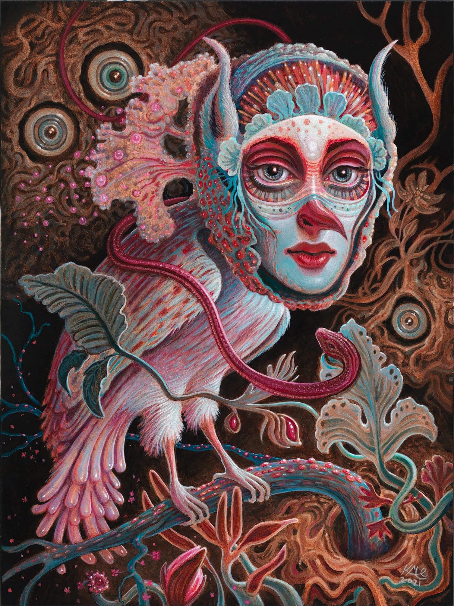 Metamorphosis: Outlandish Paintings by Kim Evans | Daily design ...
