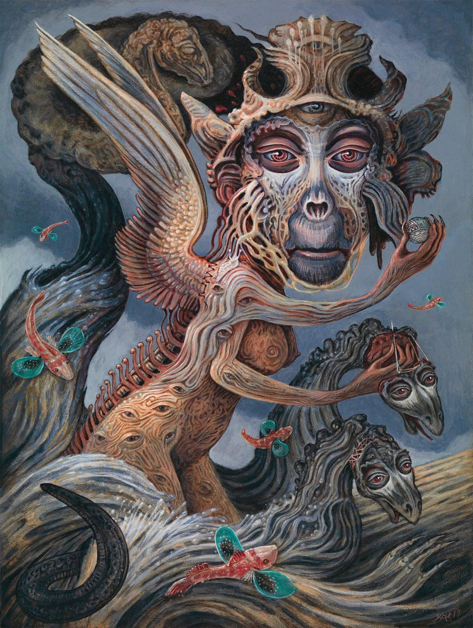 Metamorphosis: Outlandish Paintings by Kim Evans | Daily design ...