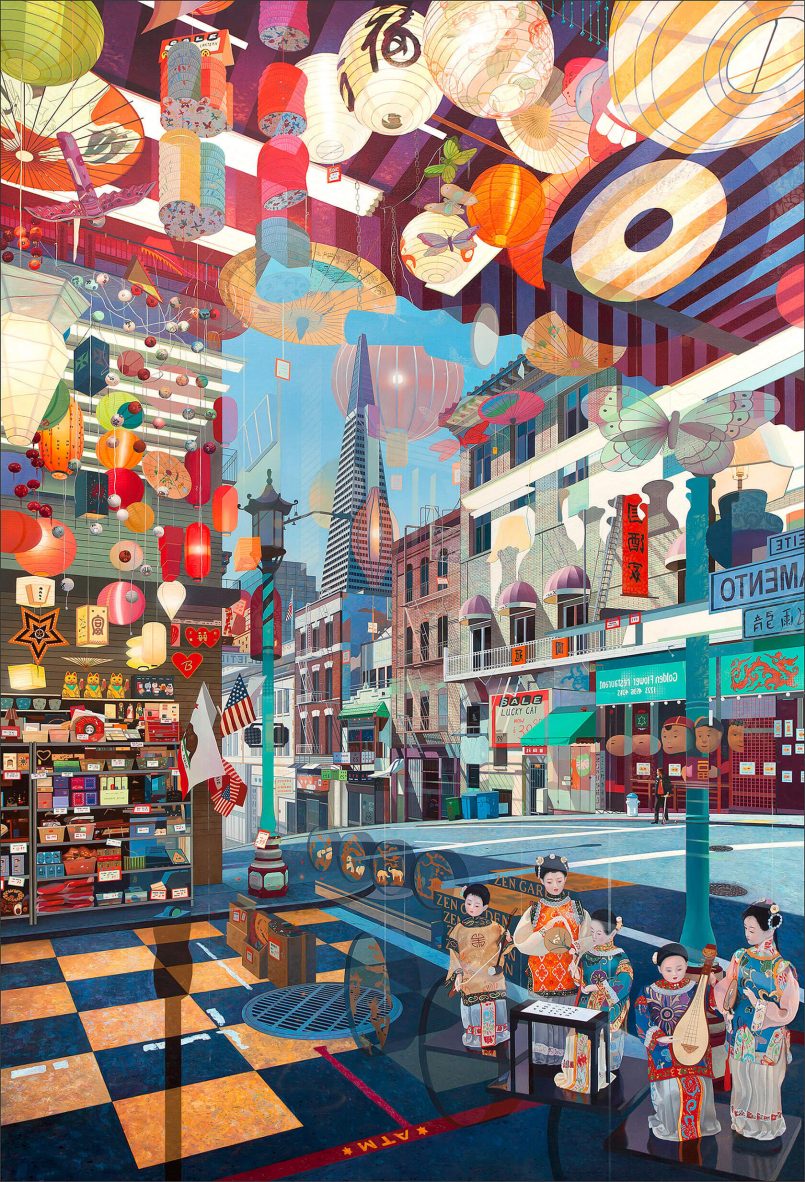 Urban Perspectives: Paintings by Nathan Walsh | Daily design ...