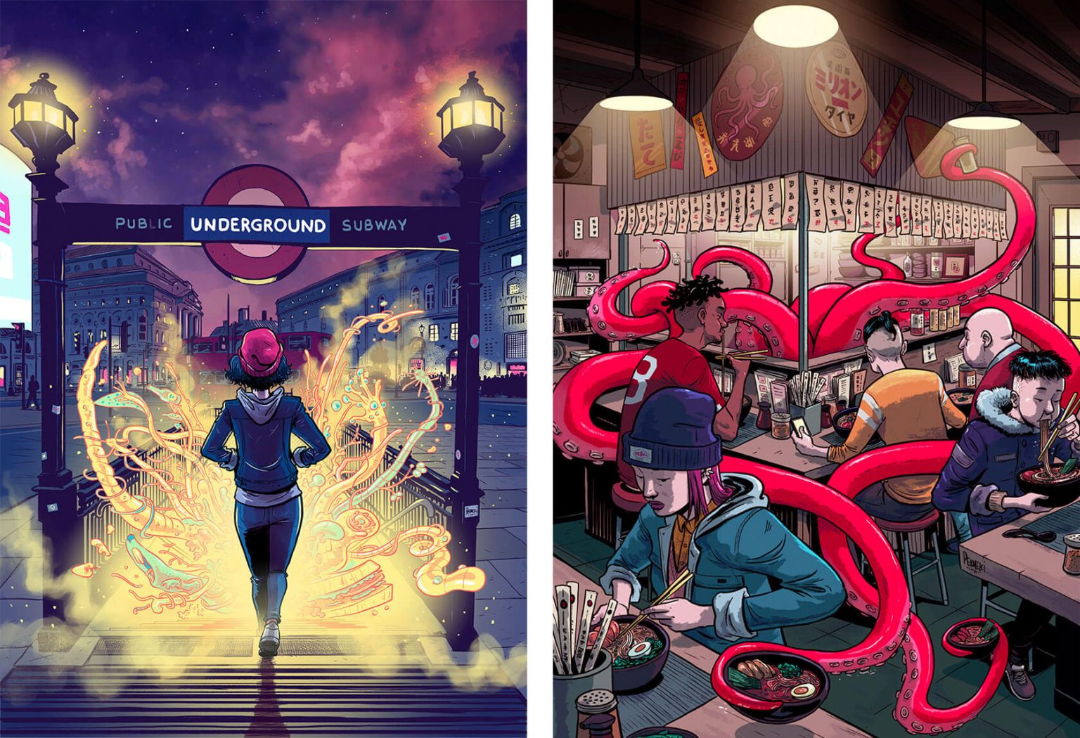 Imaginative Illustrations by Berat Pekmezci | Daily design inspiration ...