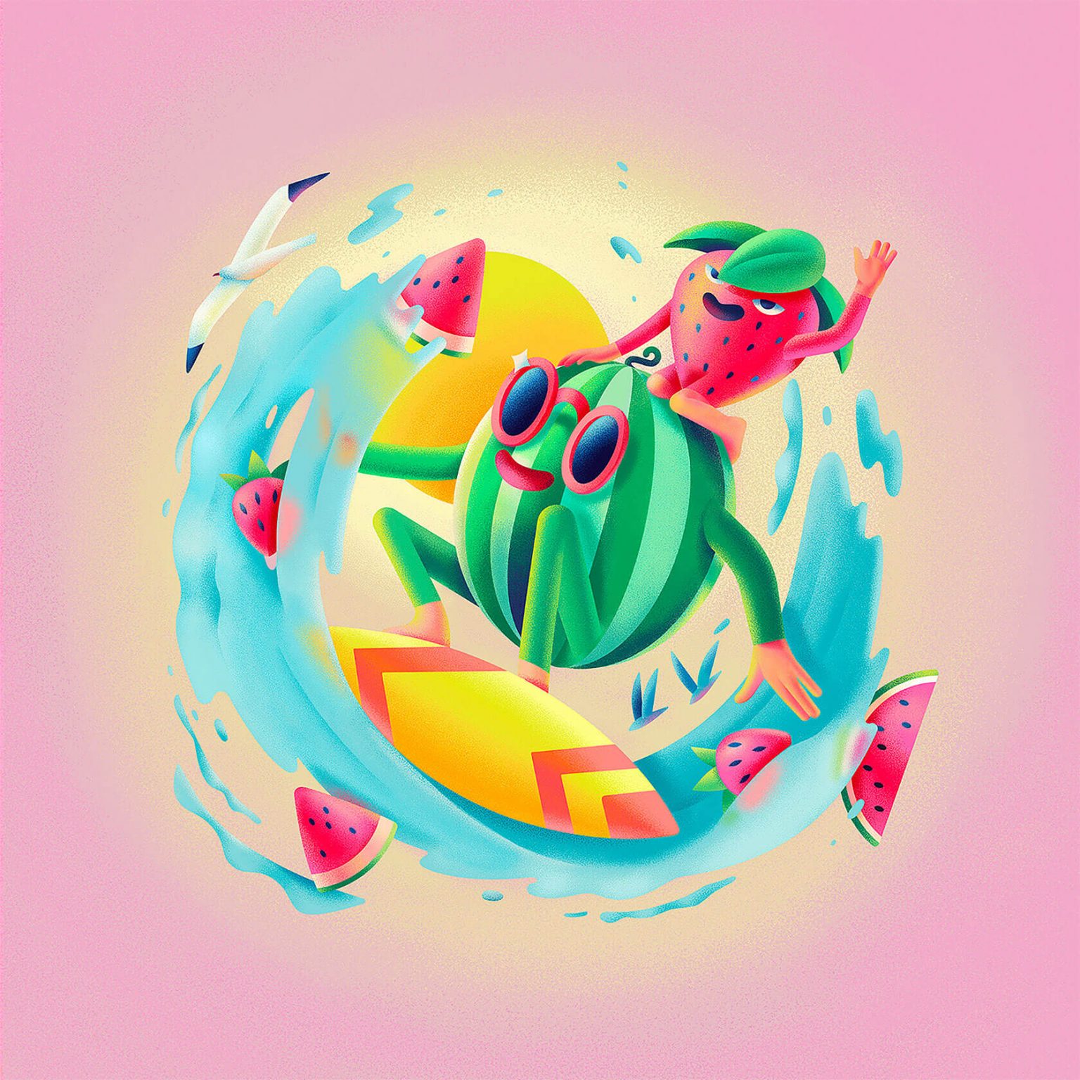 Bold & Colorful Illustrations by Mary Maka | Daily design inspiration ...