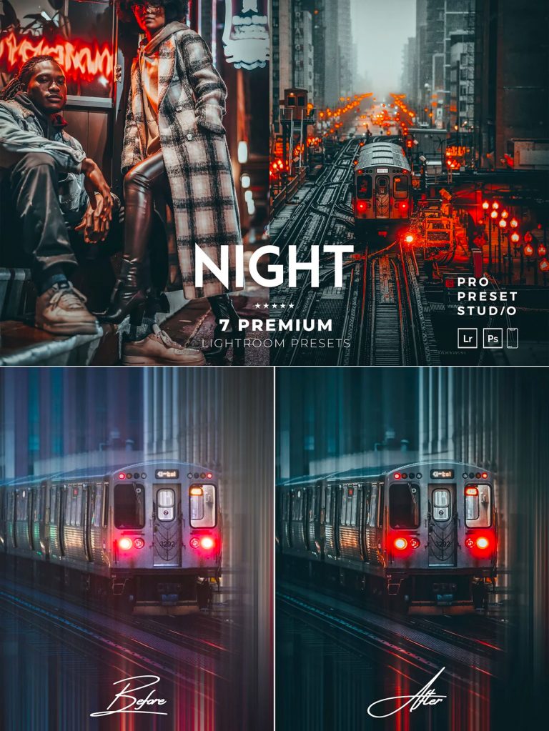 15 Best LUTs & Lightroom Presets for Night Photography | Daily design ...