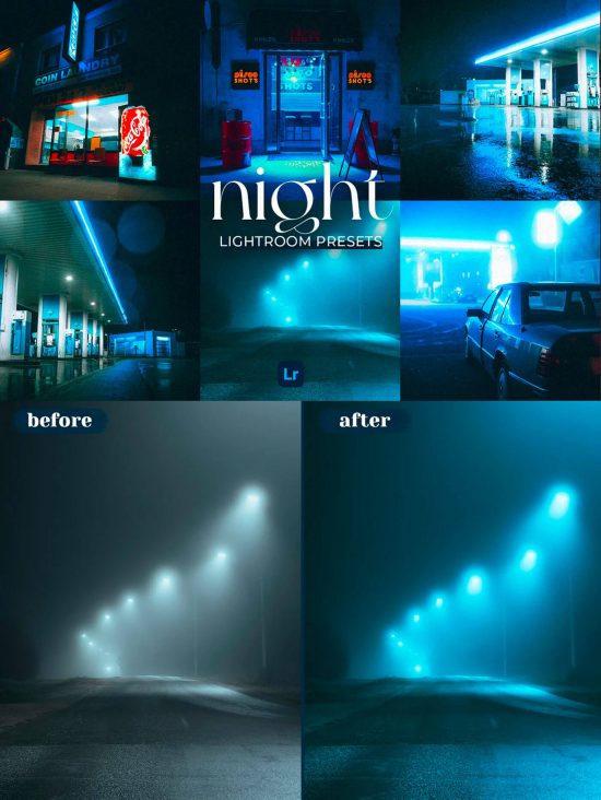 15 Best LUTs & Lightroom Presets for Night Photography | Daily design ...