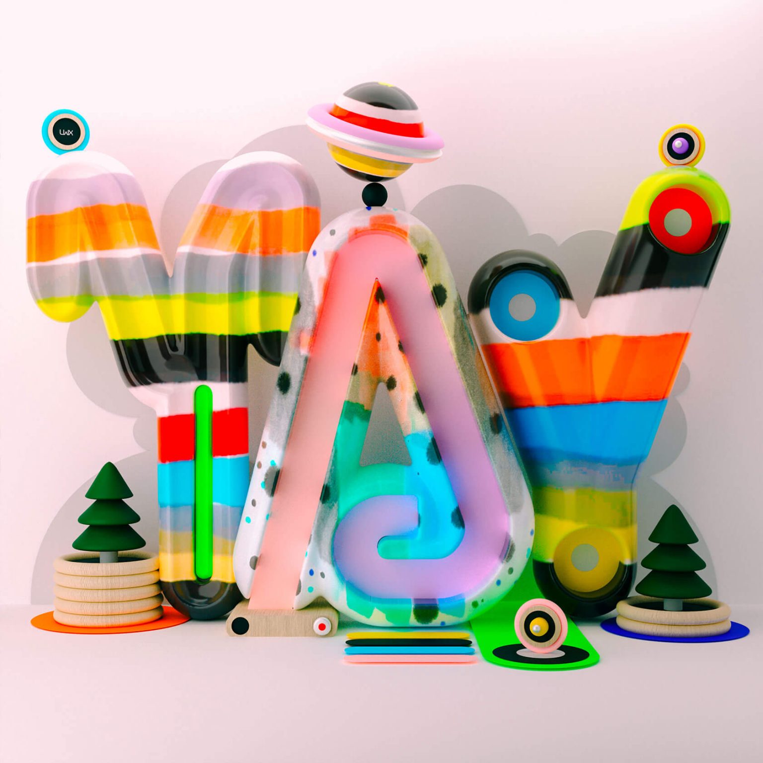 Fantastic 3D Typography by Leonardoworx | Daily design inspiration for ...