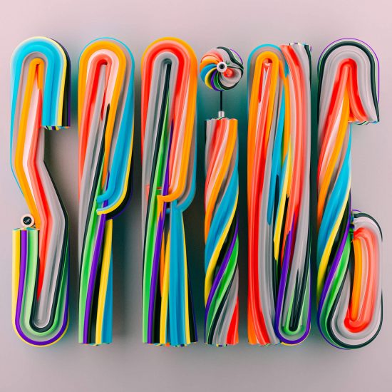 Fantastic 3D Typography by Leonardoworx | Daily design inspiration for ...