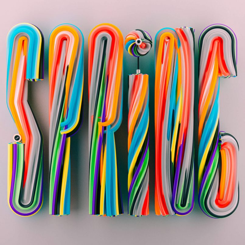 Fantastic 3D Typography by Leonardoworx | Daily design inspiration for ...