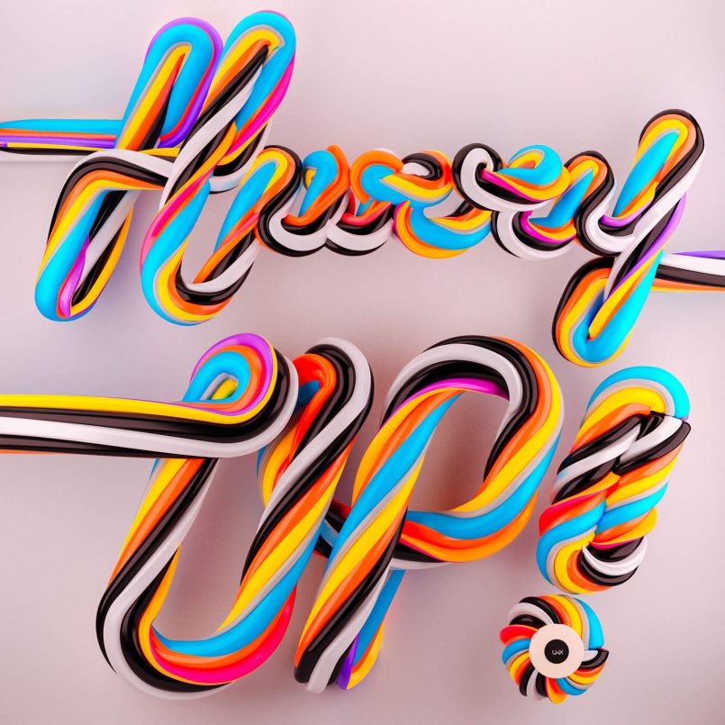 Fantastic 3D Typography by Leonardoworx | Daily design inspiration for ...