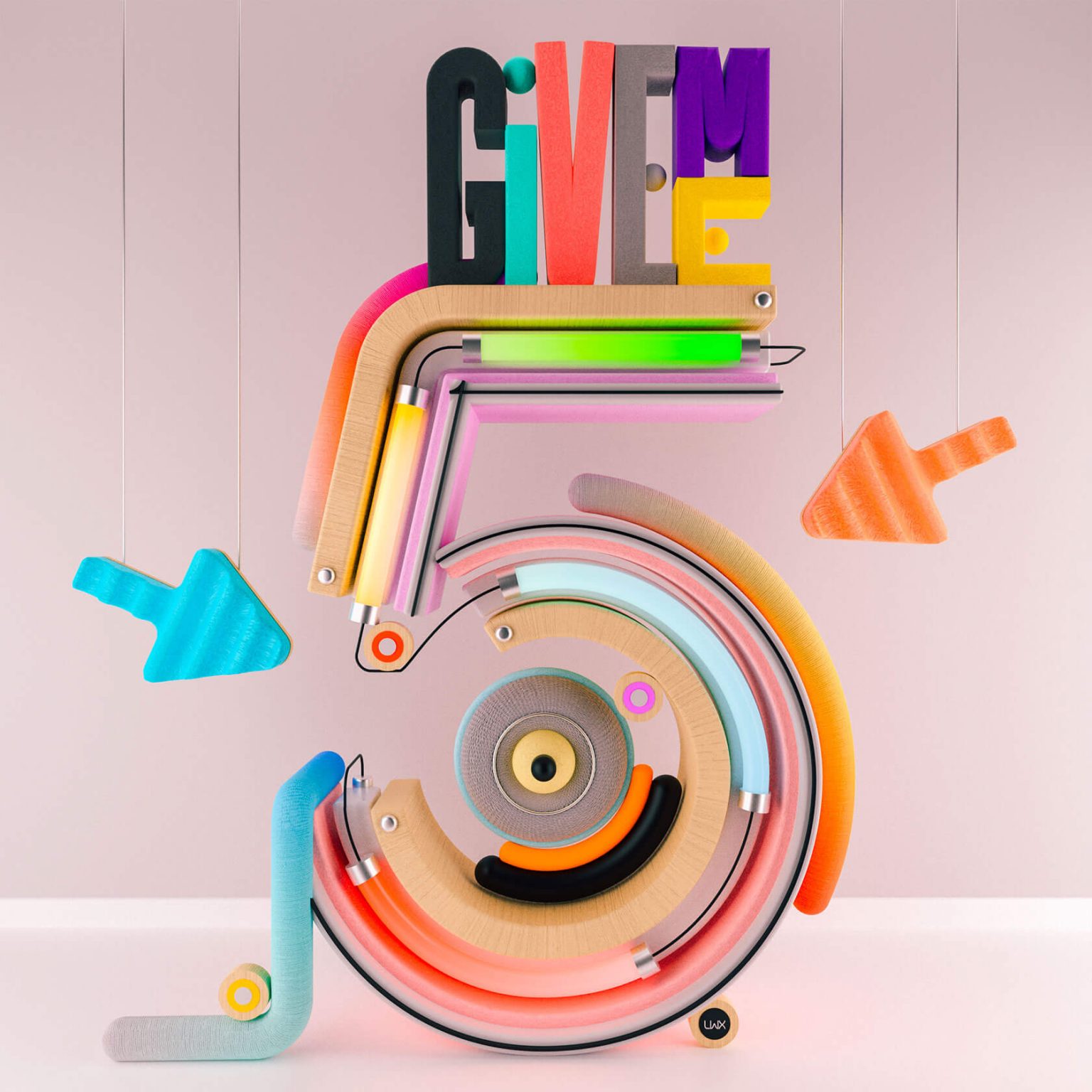 Fantastic 3D Typography by Leonardoworx | Daily design inspiration for ...