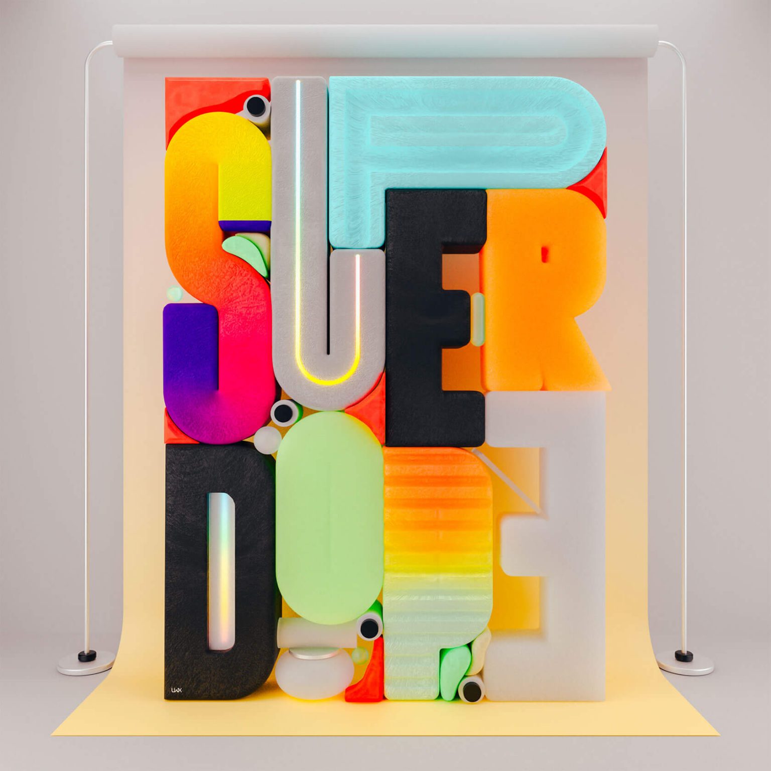 Fantastic 3D Typography by Leonardoworx | Daily design inspiration for ...