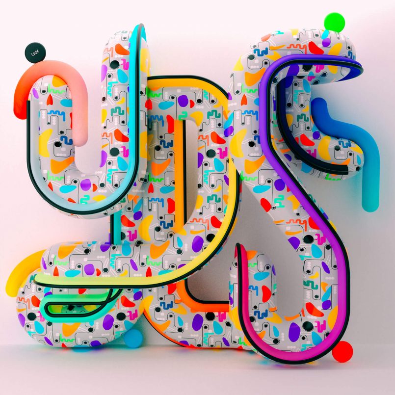 Fantastic 3D Typography by Leonardoworx | Daily design inspiration for ...