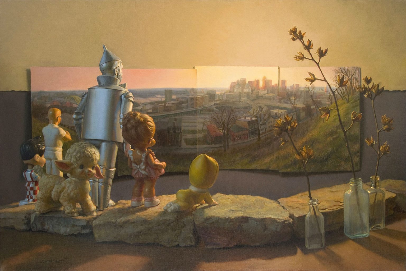 Toy Narrative Paintings by Jonathan Queen | Daily design inspiration ...