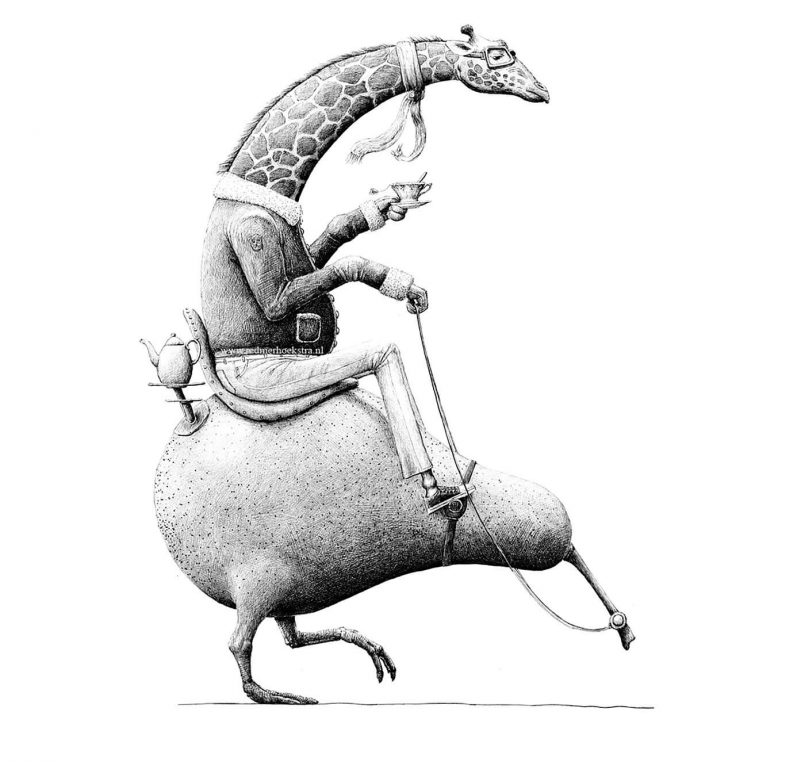 Whimsical Animal Drawings by Redmer Hoekstra | Daily design inspiration ...
