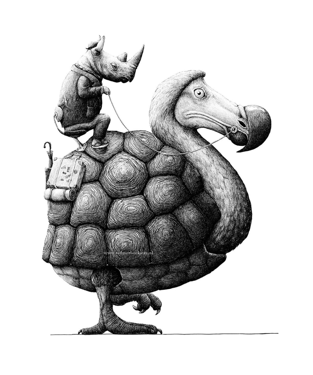 Whimsical Animal Drawings by Redmer Hoekstra | Daily design inspiration ...