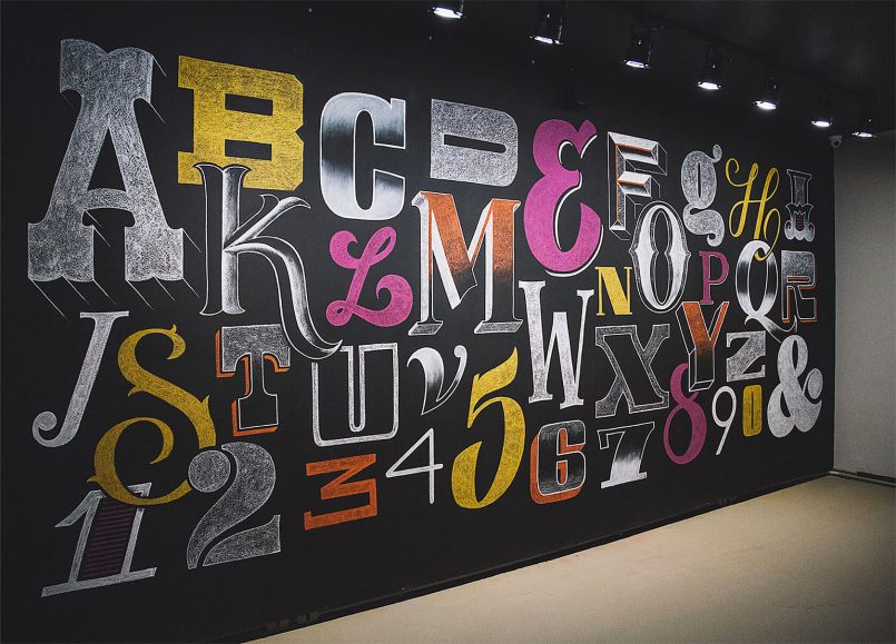 Chalk Lettering Murals by Cristina Pagnoncelli | Daily design ...