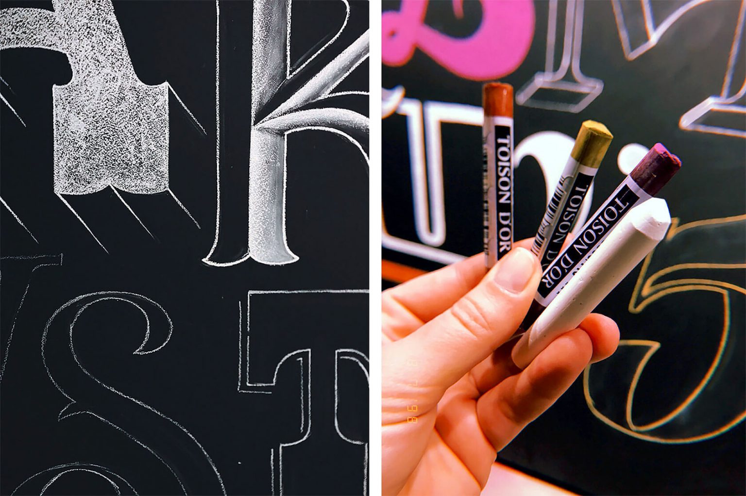 Chalk Lettering Murals by Cristina Pagnoncelli | Daily design ...
