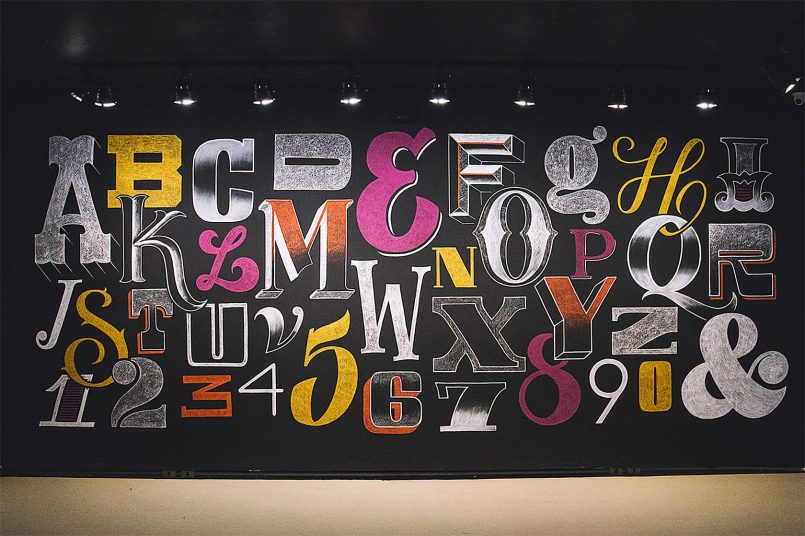 Chalk Lettering Murals by Cristina Pagnoncelli | Daily design ...