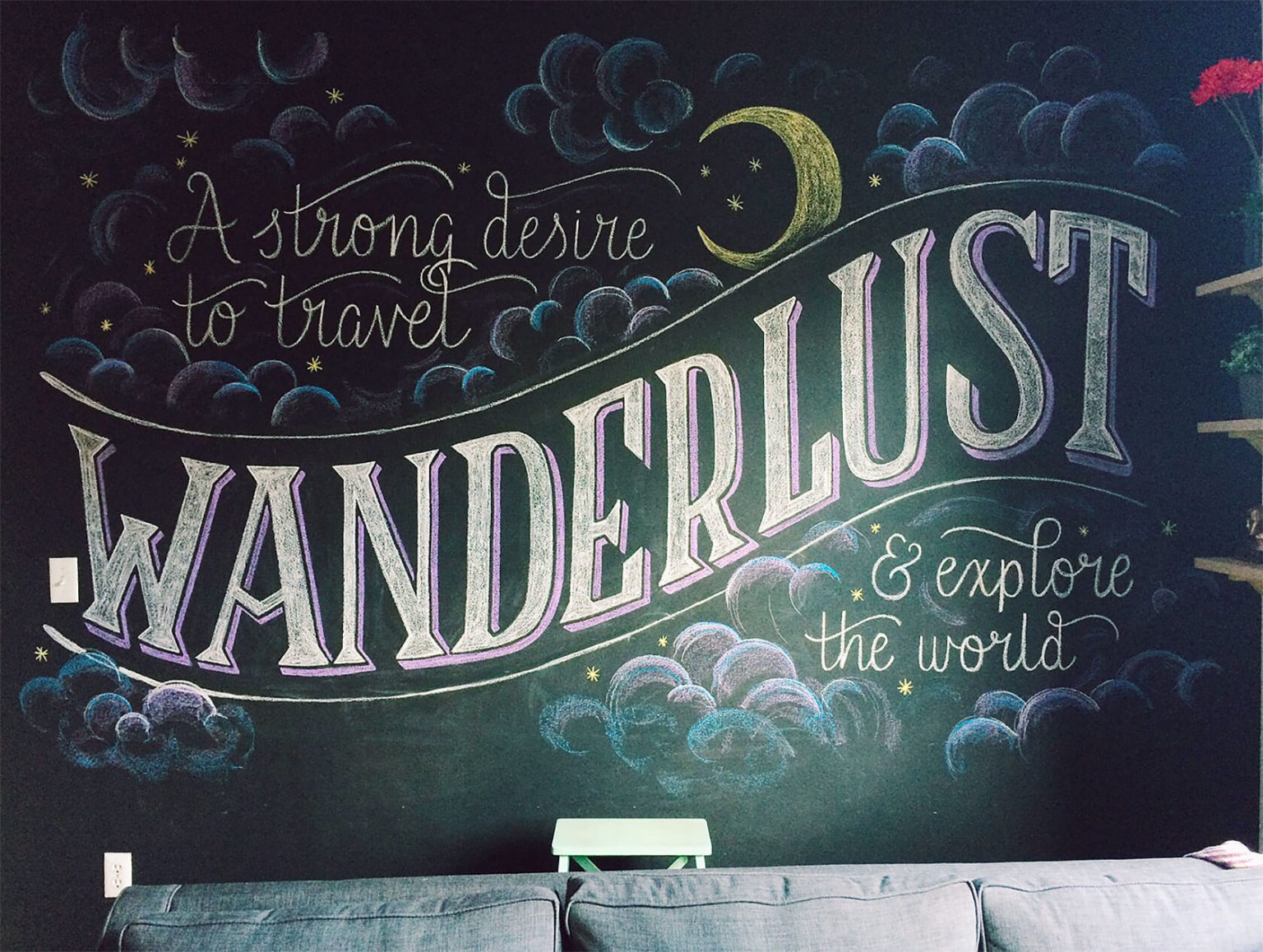 Chalk Lettering Murals by Cristina Pagnoncelli | Daily design ...