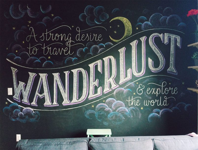 Chalk Lettering Murals by Cristina Pagnoncelli | Daily design ...