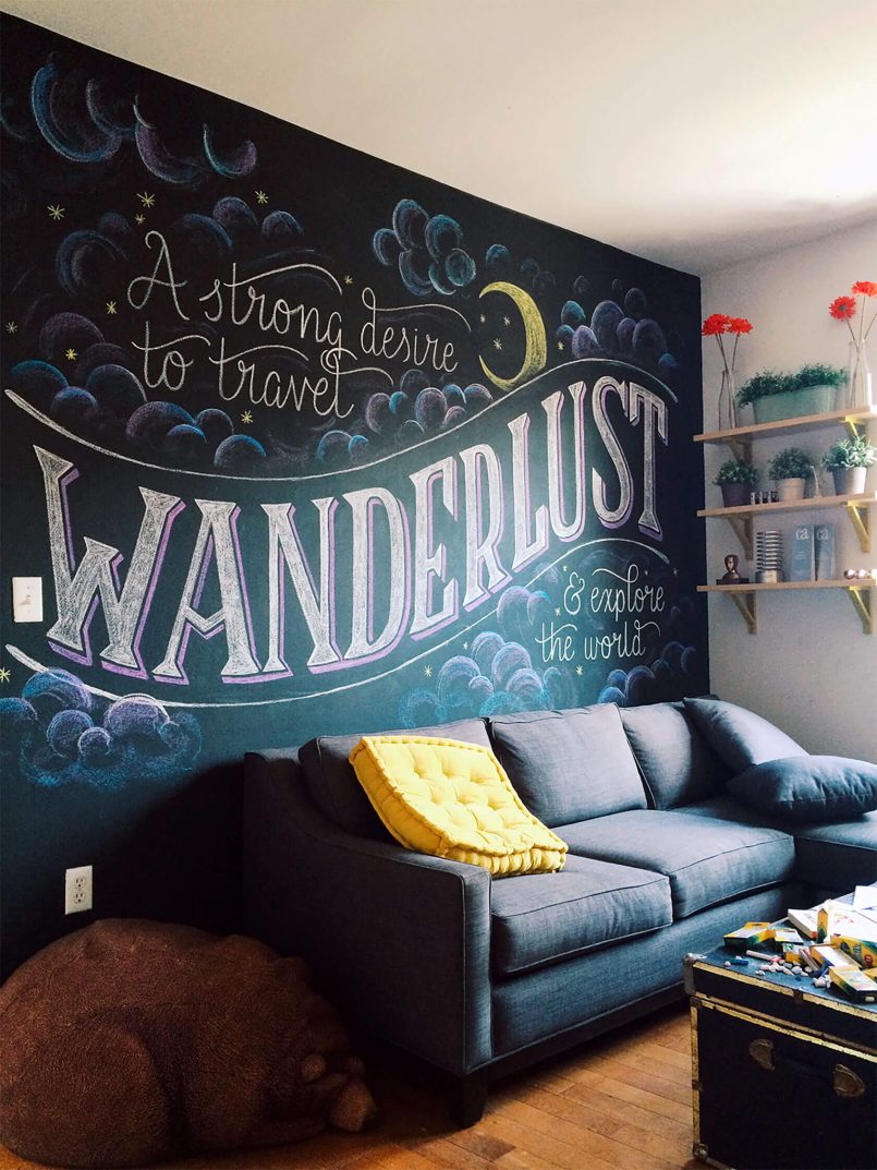 Chalk Lettering Murals by Cristina Pagnoncelli | Daily design ...
