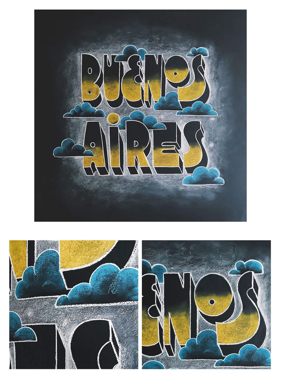 Chalk Lettering Murals by Cristina Pagnoncelli | Daily design ...
