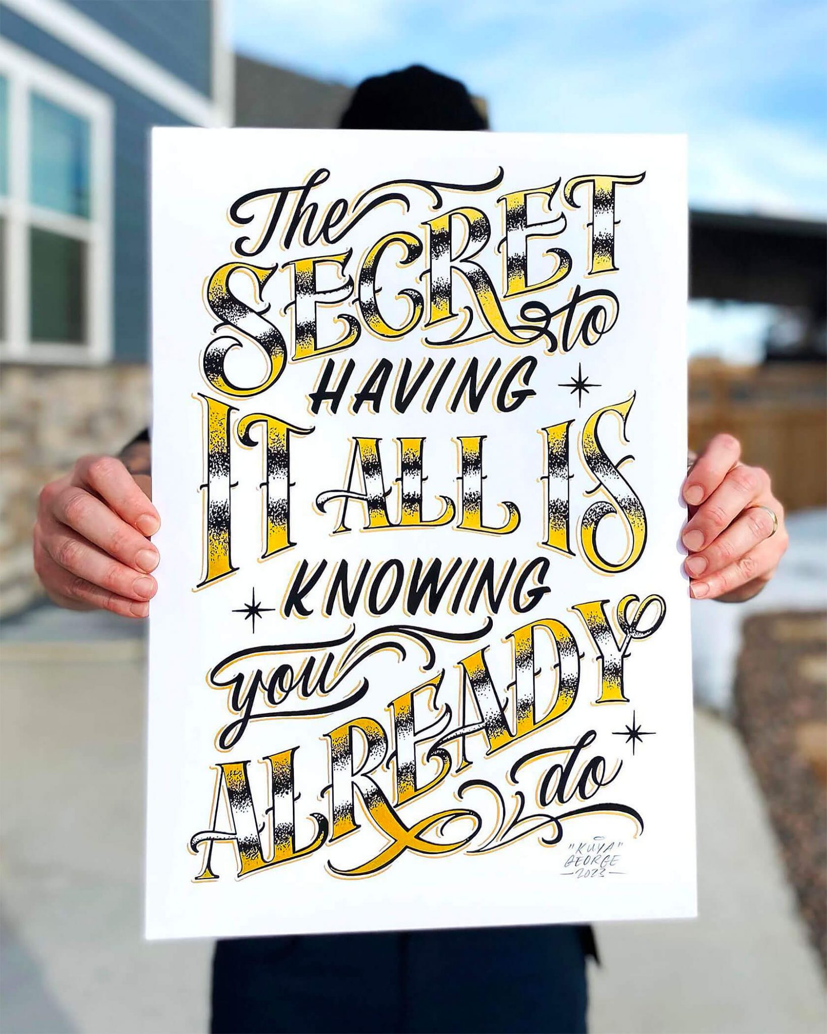 Awesome Lettering Creations by George Anzaldo | Daily design ...