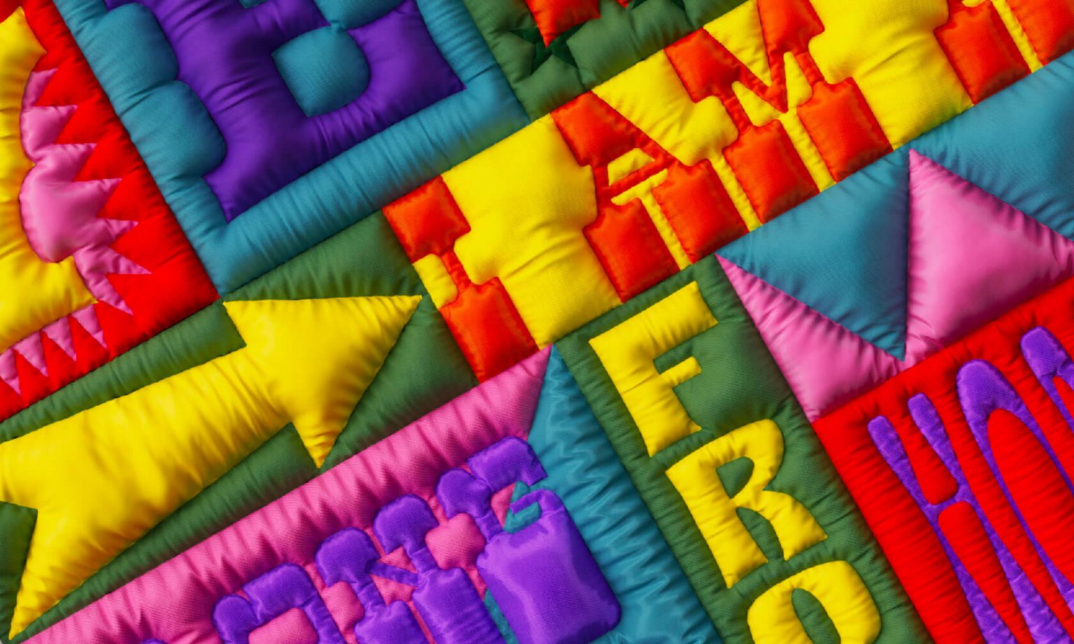 Colorful Typographic Creations by Thomas Burden | Daily design ...