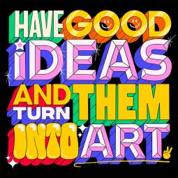 Bold & Vibrant Typographic Artworks by Toby Triumph | Daily design ...