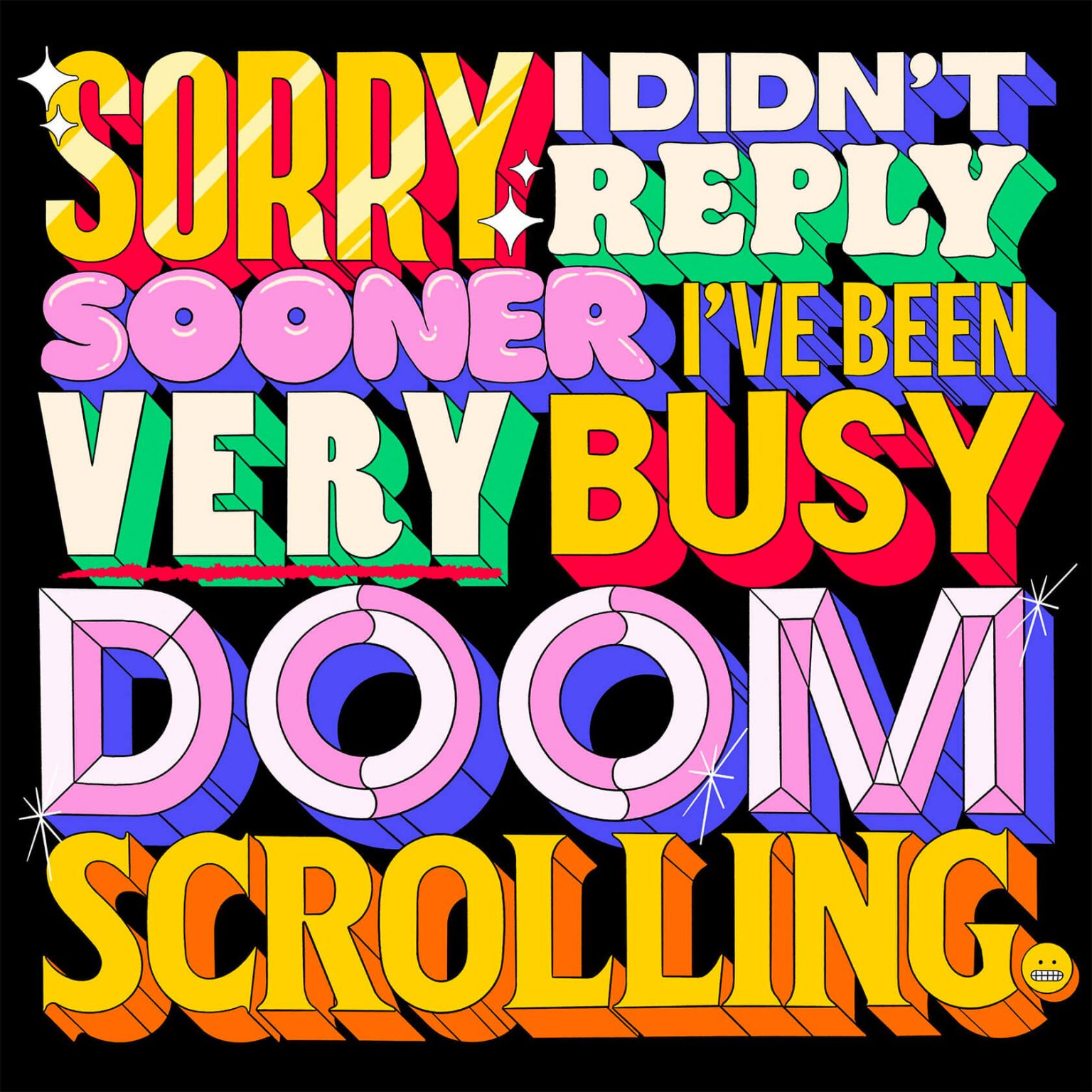 Bold & Vibrant Typographic Artworks by Toby Triumph | Daily design ...