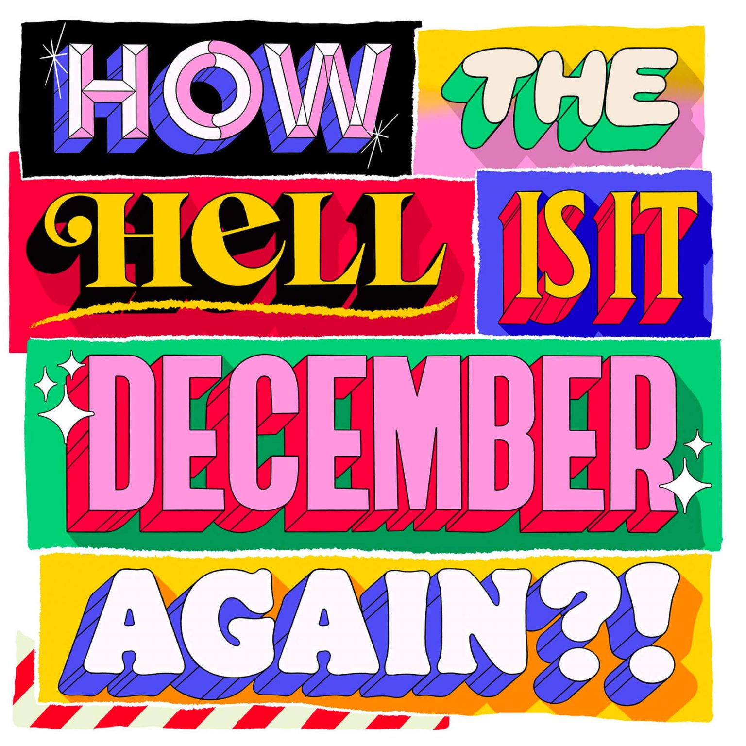 Bold & Vibrant Typographic Artworks by Toby Triumph | Daily design ...