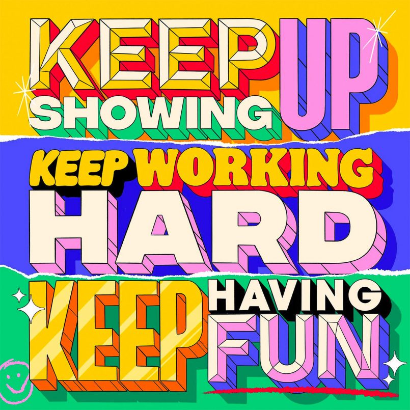 Bold & Vibrant Typographic Artworks by Toby Triumph | Daily design ...