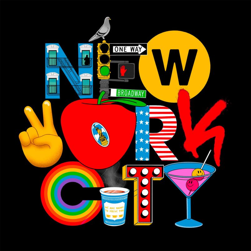 Bold & Vibrant Typographic Artworks by Toby Triumph | Daily design ...