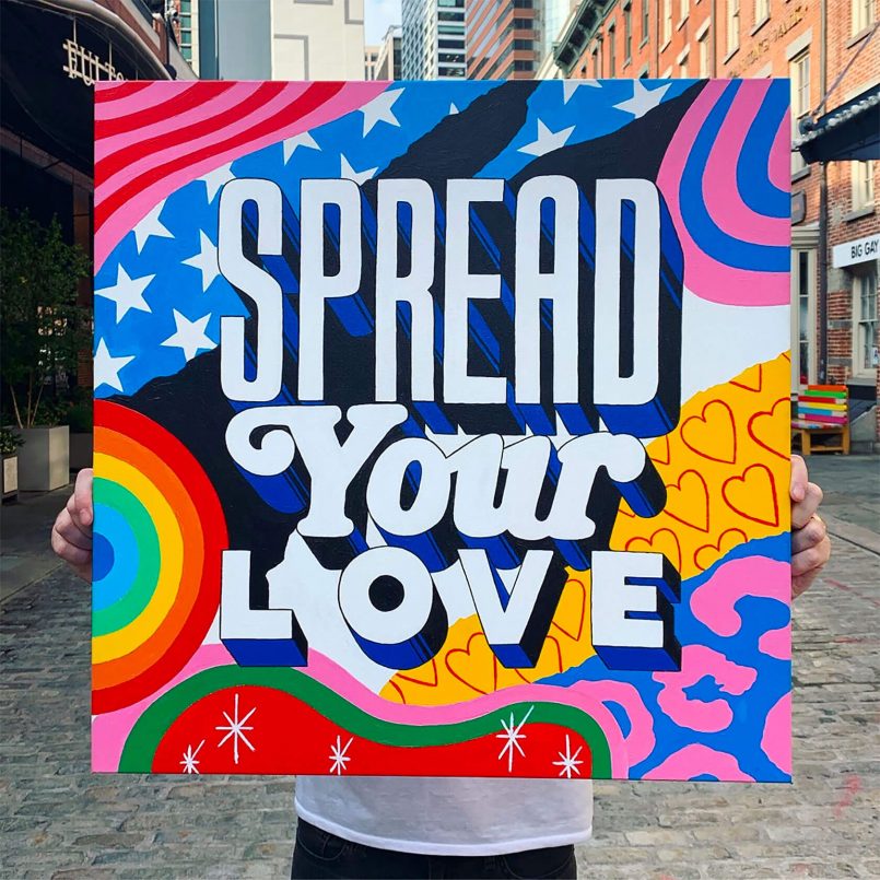 Bold & Vibrant Typographic Artworks by Toby Triumph | Daily design ...