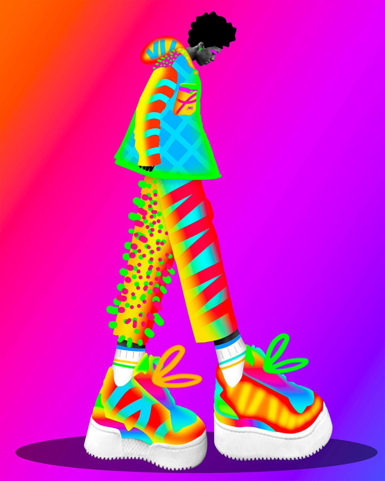 Color Maximalism: Collage Illustrations by Inioluwa Alabi | Daily ...