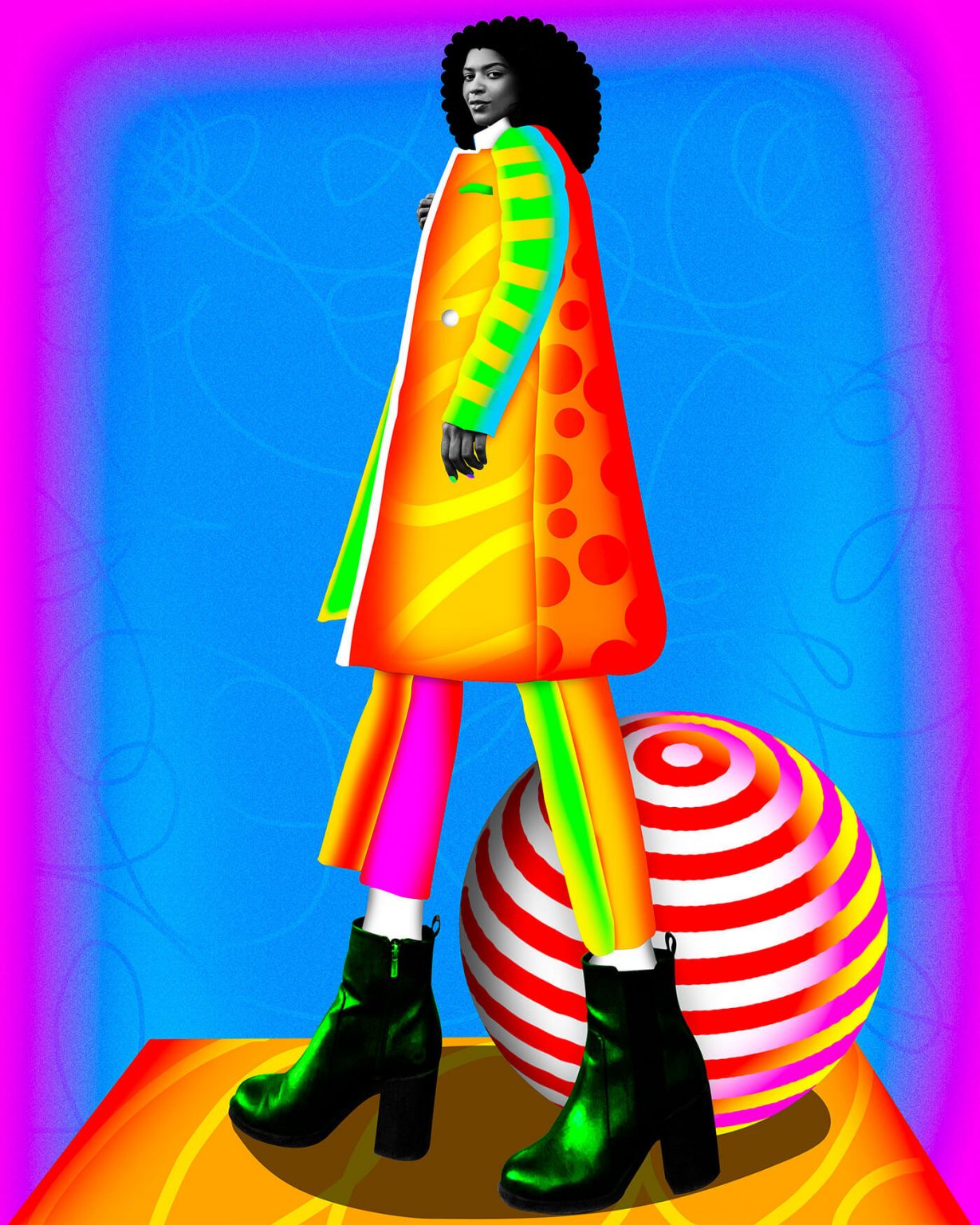 Color Maximalism: Collage Illustrations by Inioluwa Alabi | Daily ...