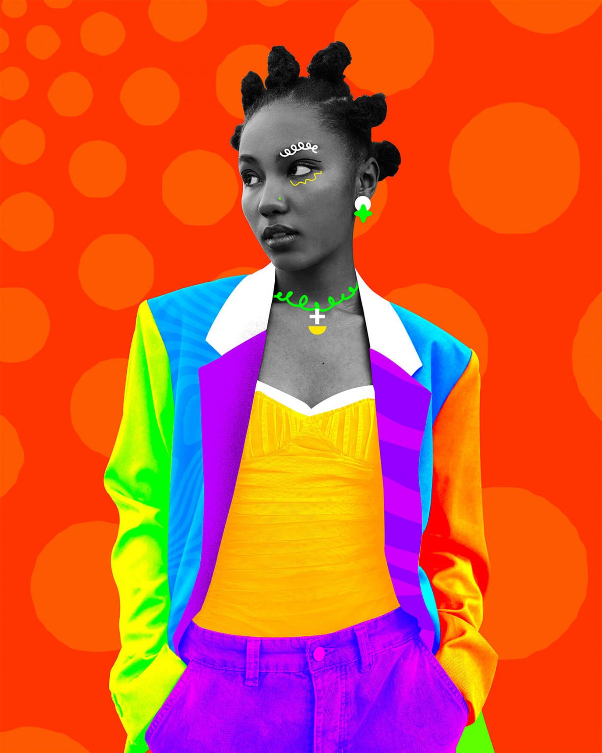 Color Maximalism: Collage Illustrations by Inioluwa Alabi | Daily ...