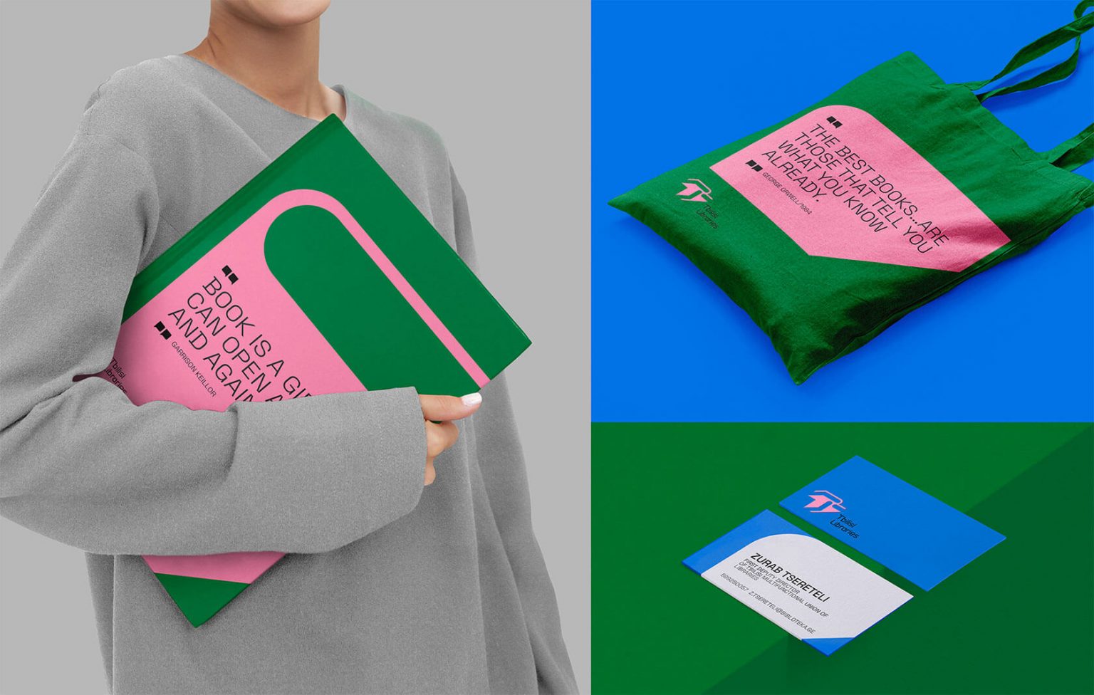 Tbilisi Libraries Branding by BRID Studio | Daily design inspiration ...