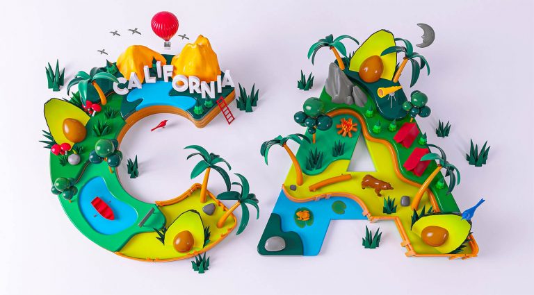 Amazing 3D Typographic Artworks by Jenue | Daily design inspiration for ...